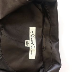 Kenneth Cole | Jackets & Coats | Kenneth Cole Faux Leather Jacket Size ...